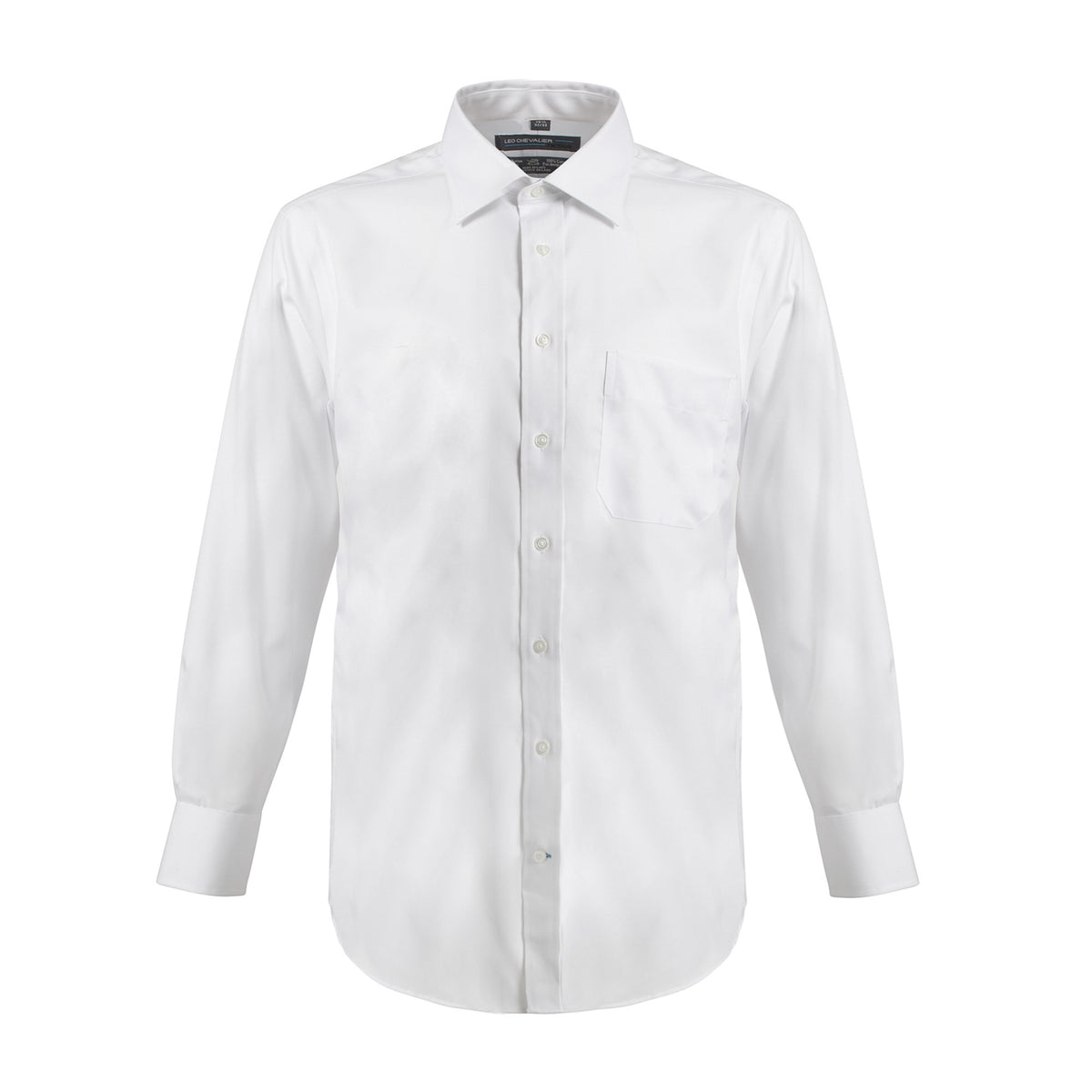 Leo Chevalier 100% Cotton Non-Iron Pinpoint Oxford Dress Shirt ...
